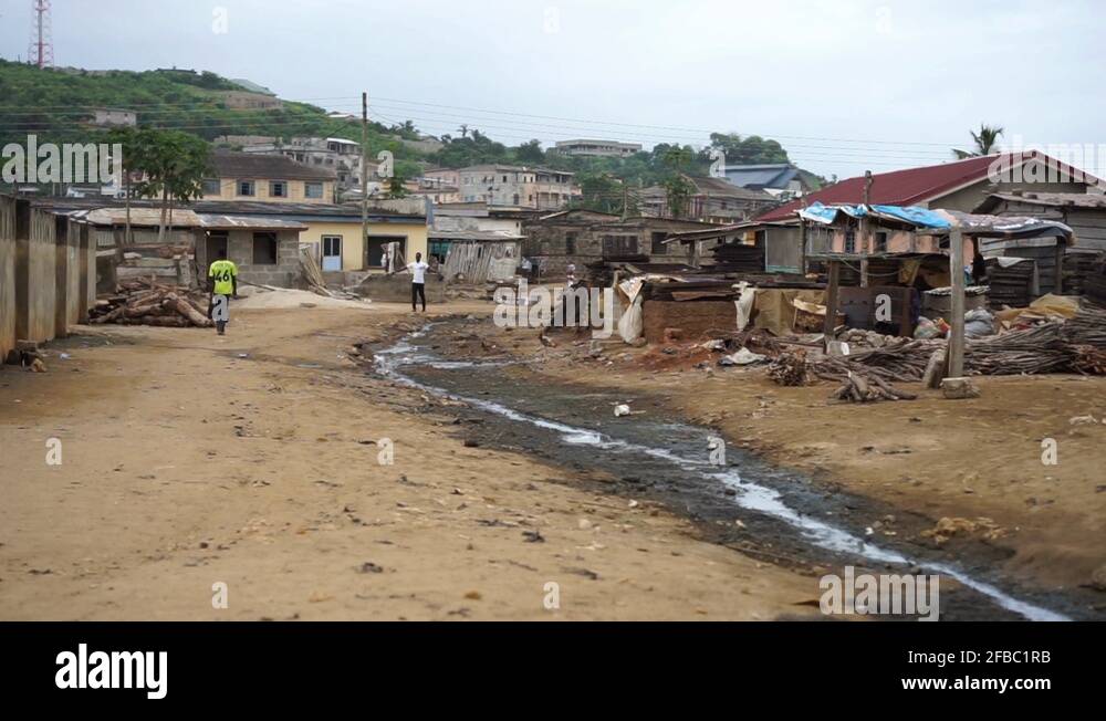 Suburb of Apam, Coastal town and capital of Gomoa West District in the ...