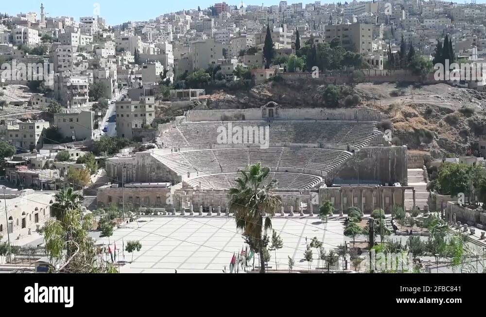 Roman amphitheatre in amman Stock Videos & Footage - HD and 4K Video ...