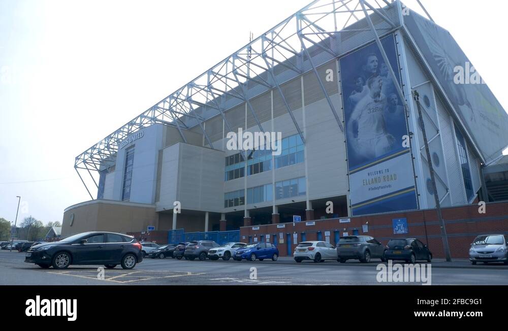Front of Elland Road Leeds United football club stadium entrance Stock ...