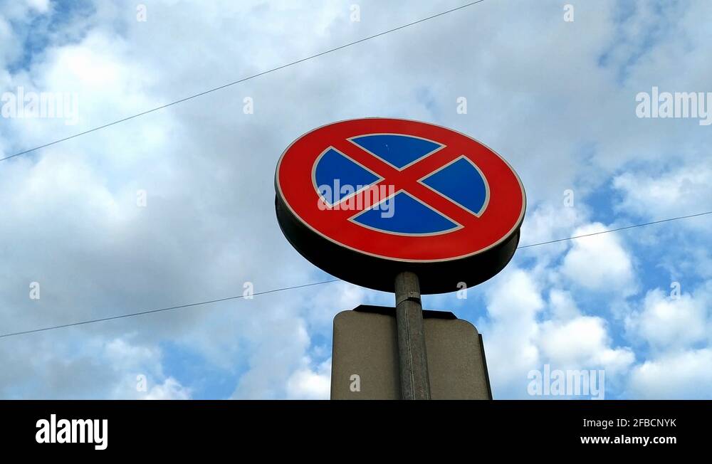Stop sign and blue sky with clouds Stock Videos & Footage - HD and 4K ...