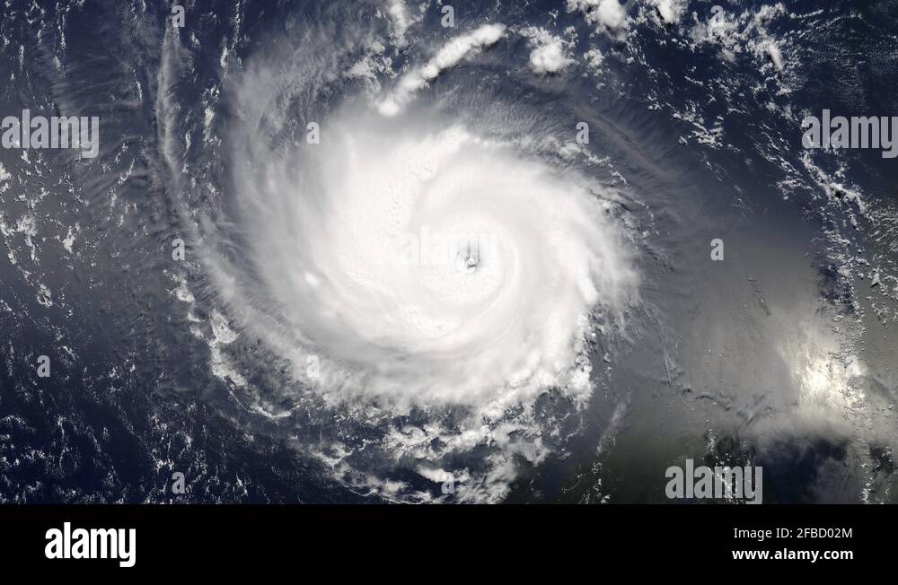 Rotating hurricane Frances satellite view Stock Video Footage - Alamy