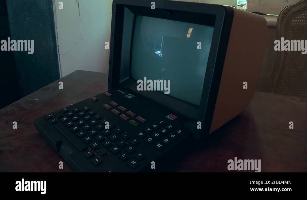 clunky old French Minitel computer, used primarily in the 1980s, UPWARD ...