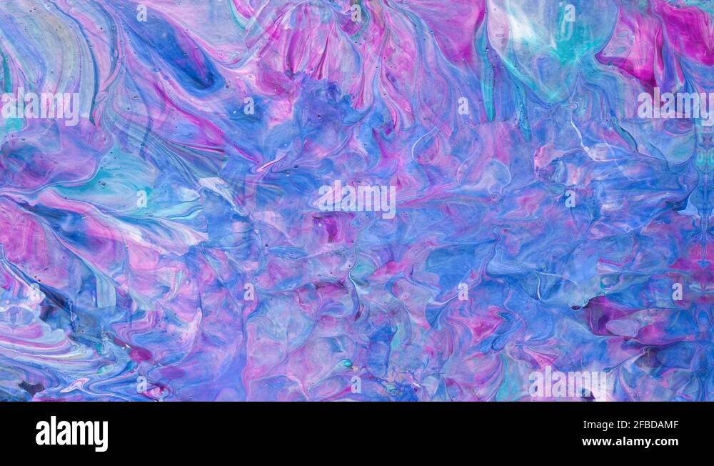 An acrylic pouring artwork which is animated to flow Stock Video ...