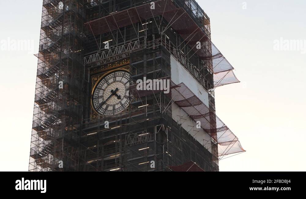 Big ben clocktower with scaffolding Stock Videos & Footage - HD and 4K ...