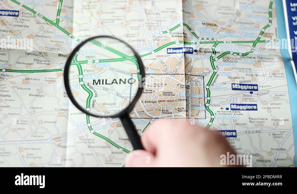 Milan map Stock Videos & Footage - HD and 4K Video Clips - Alamy