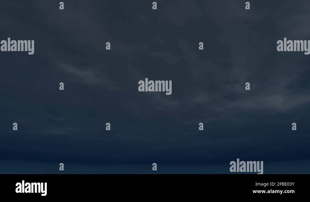 Gloom Dark sky white grey apocalyptic cinematic rain storm clouds ...