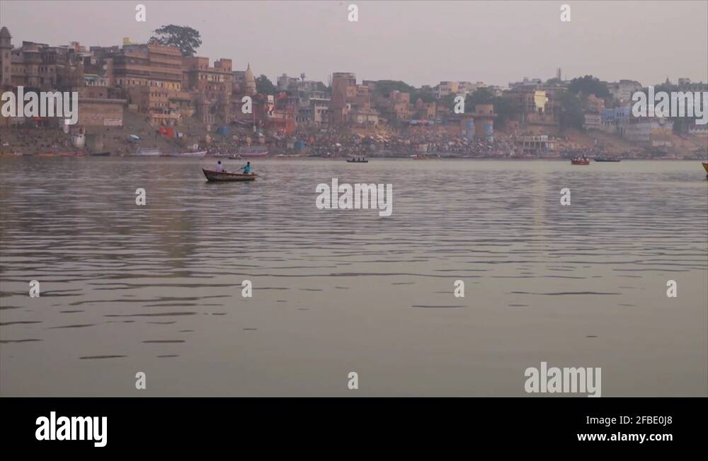 Varanasi ghats view Stock Videos & Footage - HD and 4K Video Clips - Alamy