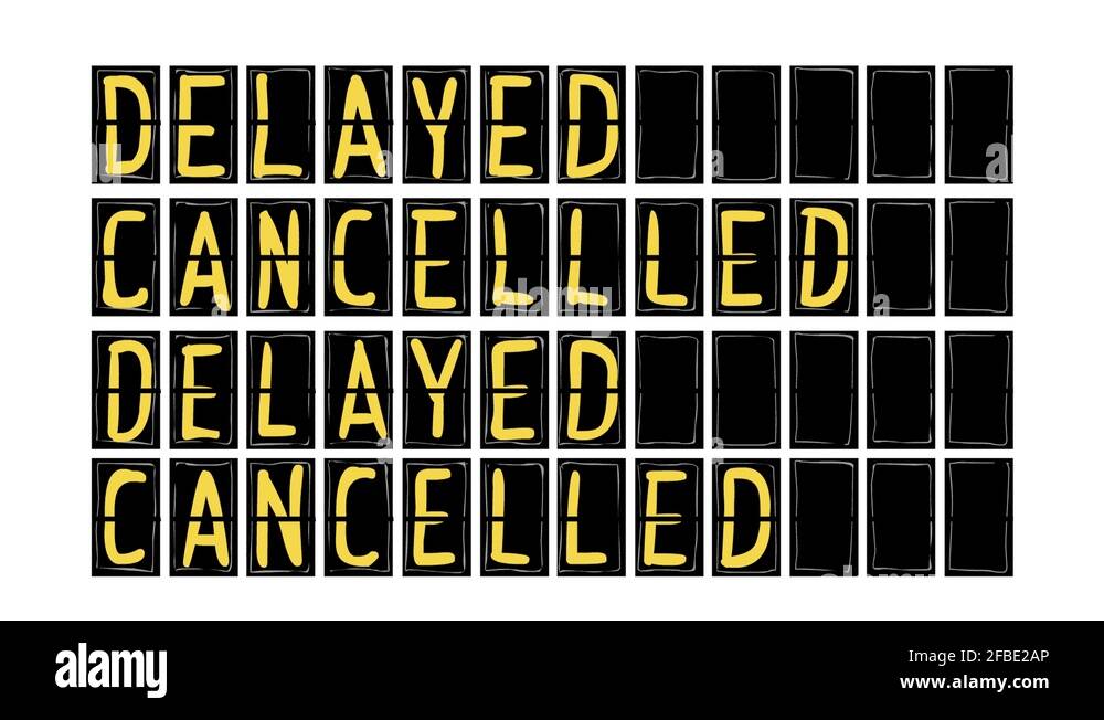 Delayed sign Stock Videos & Footage - HD and 4K Video Clips - Alamy