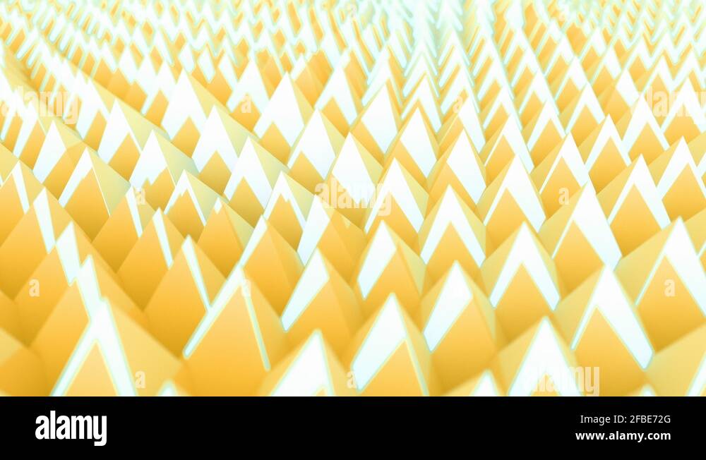 Abstract 3d pyramid moving with different pastel colors. 4k seamless ...