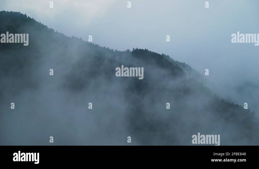 Moody clouds on a mountain Stock Videos & Footage - HD and 4K Video ...