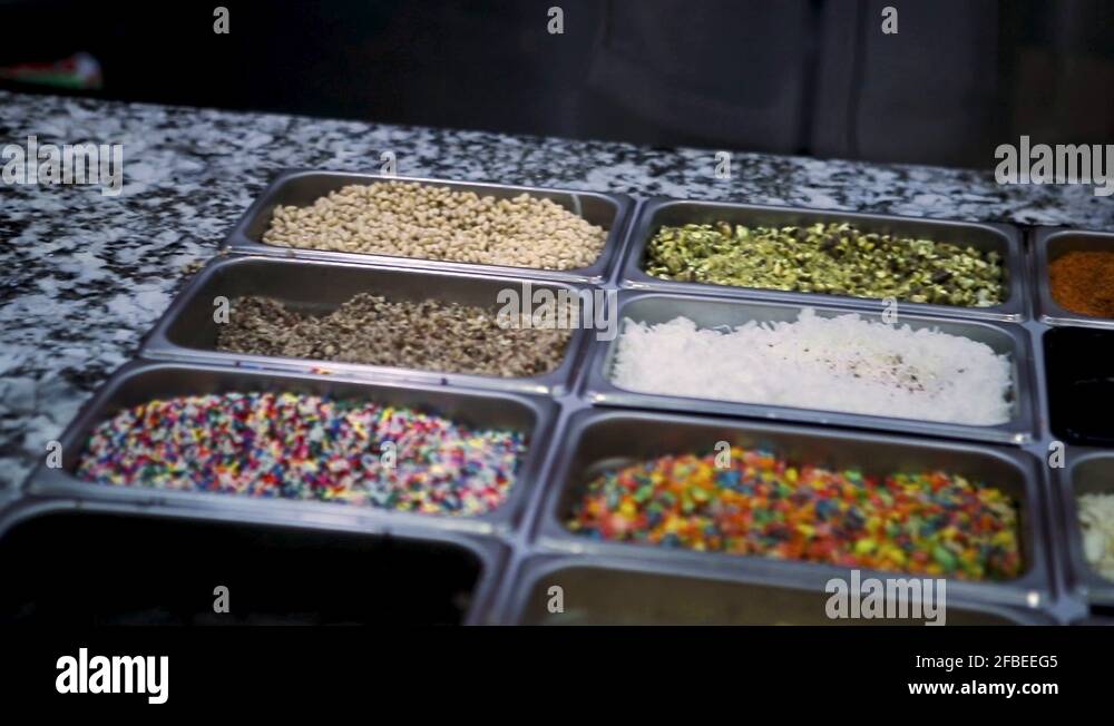 Ice cream toppings Stock Videos & Footage - HD and 4K Video Clips - Alamy