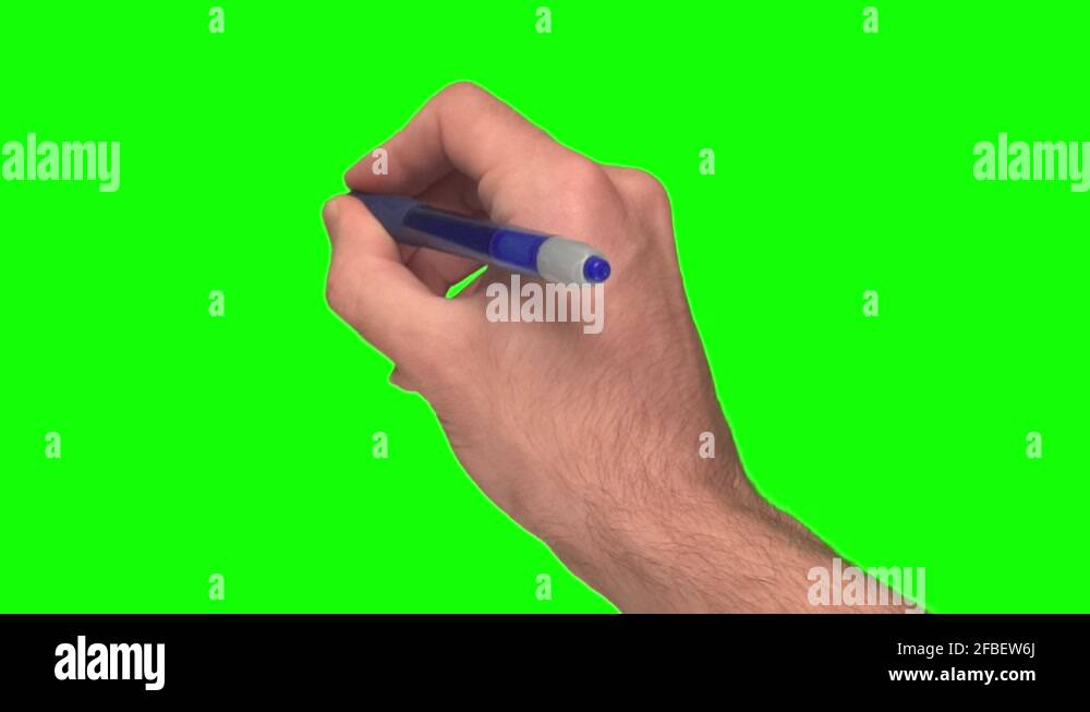 Writing Pen green screen HD Stock Video Footage - Alamy