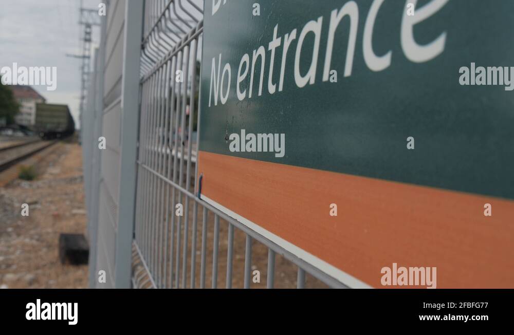 Railway safety fence Stock Videos & Footage - HD and 4K Video Clips - Alamy