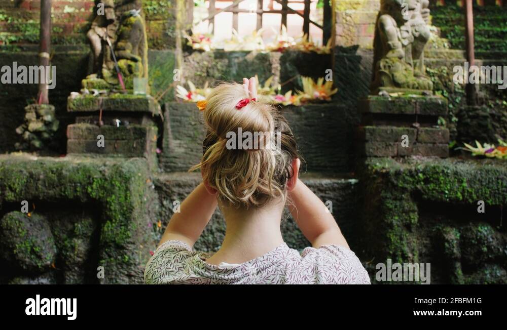 Woman praying in hindu temple Stock Videos & Footage - HD and 4K Video ...