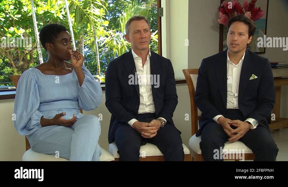 Daniel Craig, Lashana Lynch and Cary Joji Fukunaga talk about 'Bond 25 ...