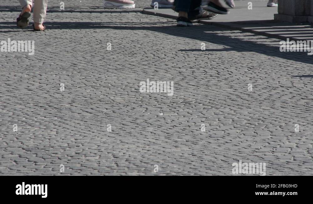 People walking on a pavement Stock Videos & Footage - HD and 4K Video ...