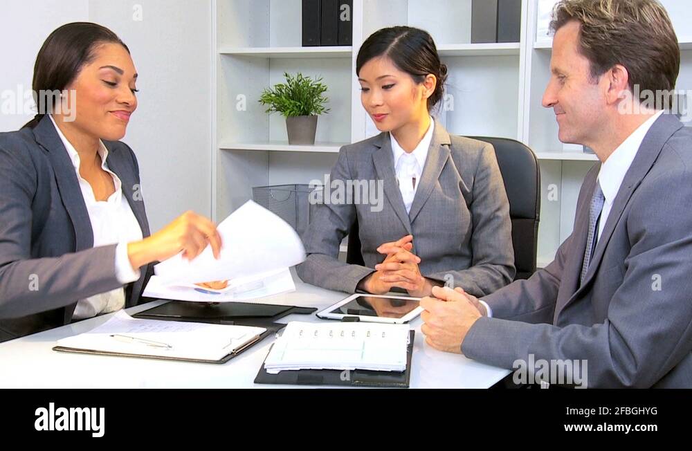 Female asian executive with colleagues Stock Videos & Footage - HD and ...