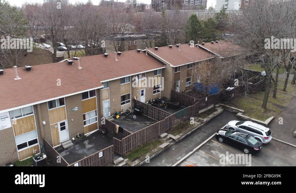 Residential area with row houses Stock Videos & Footage - HD and 4K ...