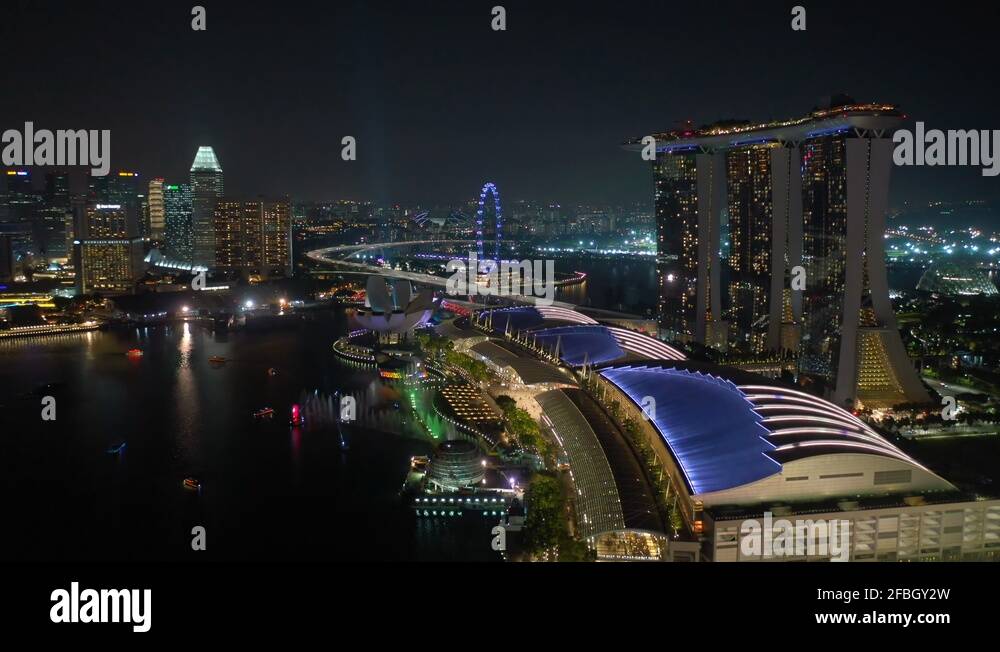 View to marina bay sands hotel laser Stock Videos & Footage - HD and 4K Video Clips - Alamy