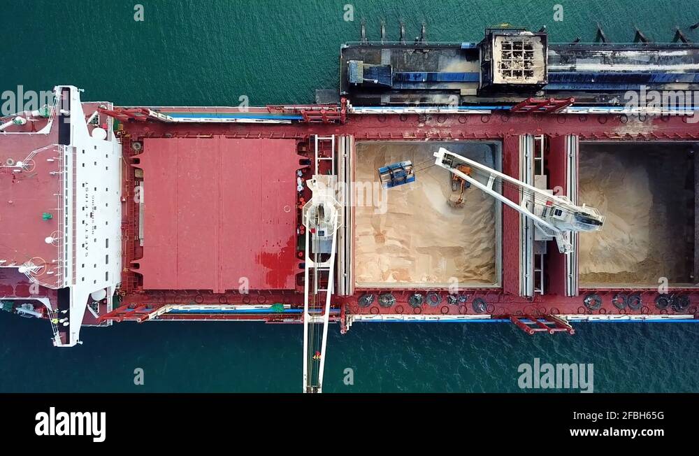 Cargo vessel unloading cargo sugar Stock Videos & Footage - HD and 4K ...