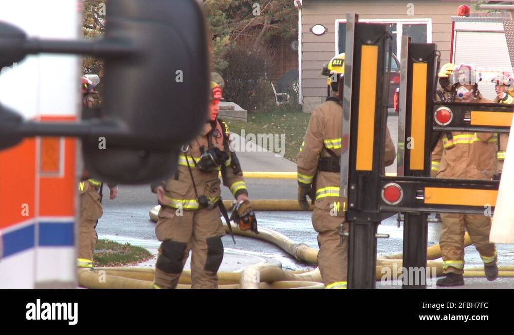 Firefighter fire scene Stock Videos & Footage - HD and 4K Video Clips ...