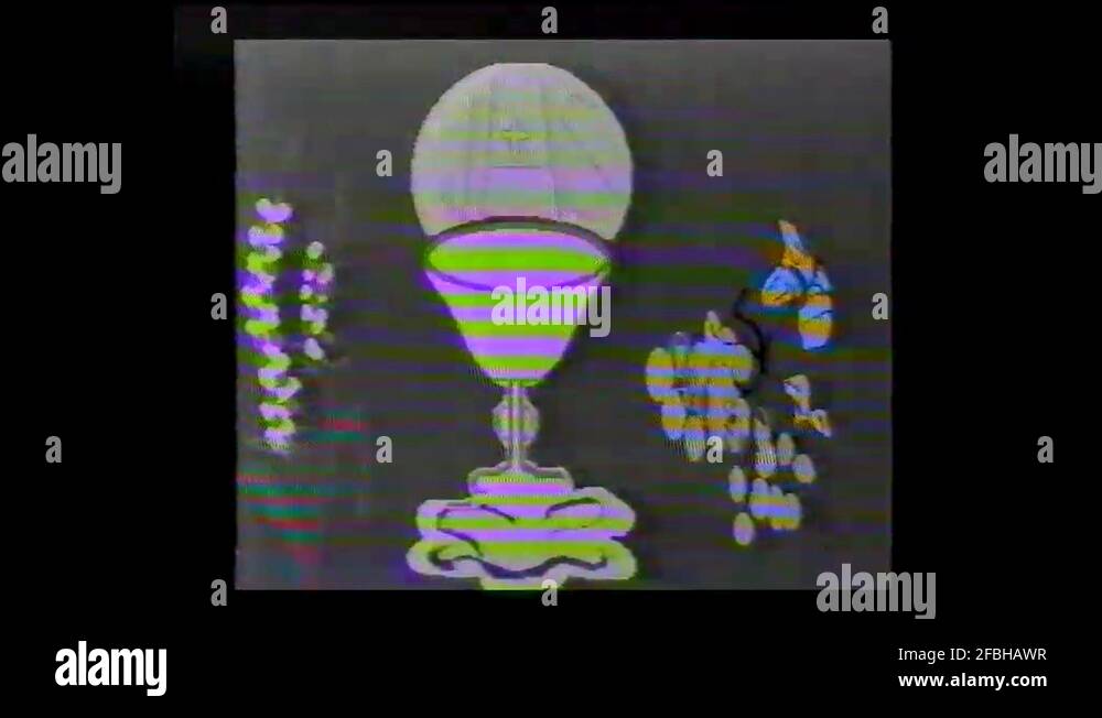 Holy ribbon communion catholic vector, vhs archival footage Stock Video ...