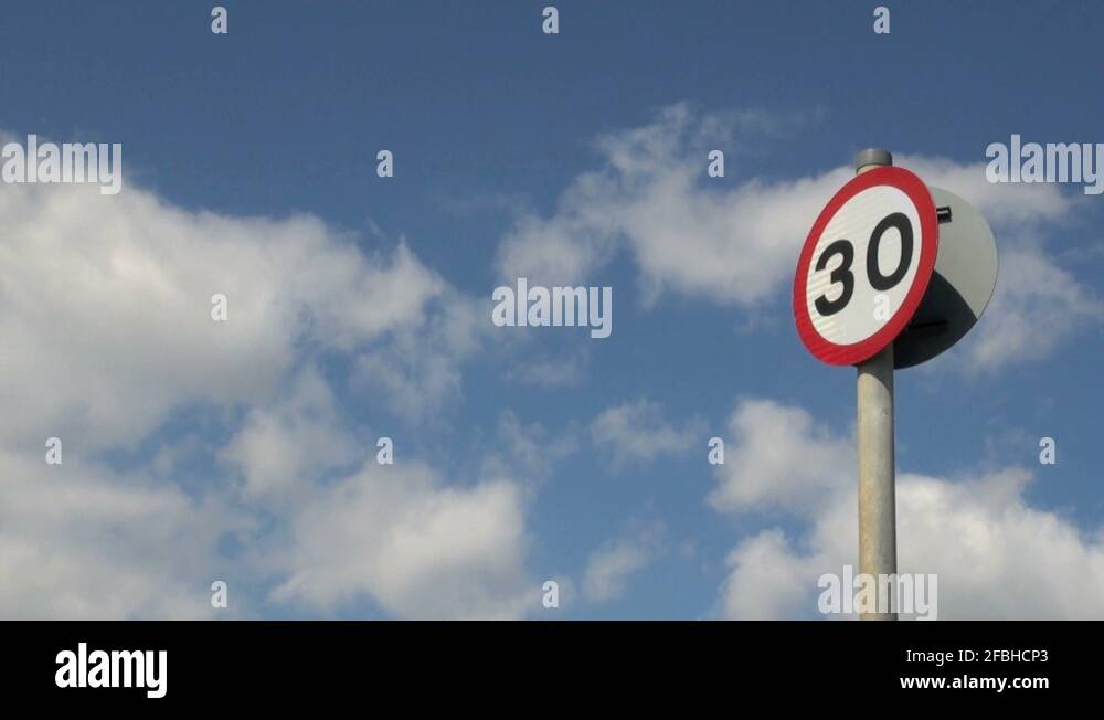 30 speed sign Stock Videos & Footage - HD and 4K Video Clips - Alamy