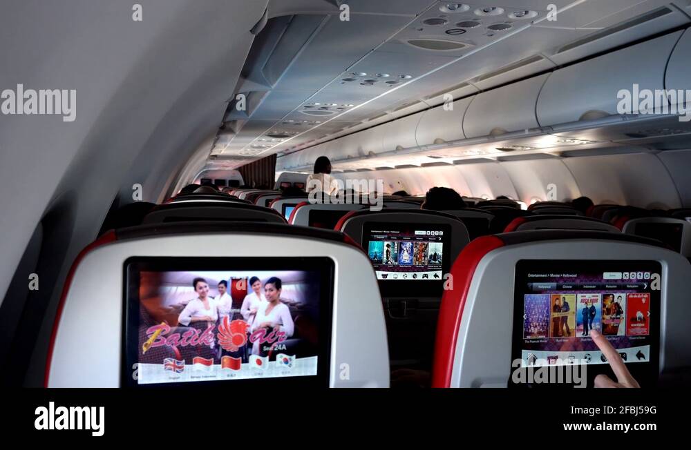Commercial aircraft interior tv screen Stock Videos & Footage - HD and ...