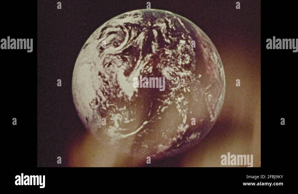 1960s: Planet Earth. Aurora lights Stock Video Footage - Alamy