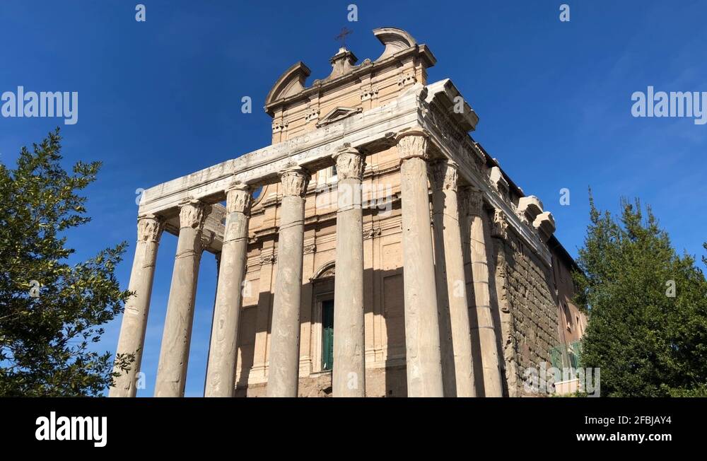 Building ruins and ancient columns in rome Stock Videos & Footage - HD ...