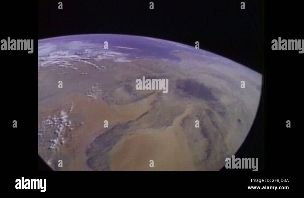 1980s: UNITED STATES: view of Earth from space. North Eastern Africa ...