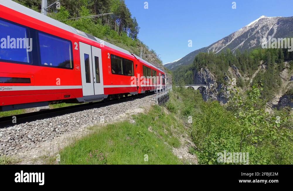 Albula bernina express railway Stock Videos & Footage - HD and 4K Video ...