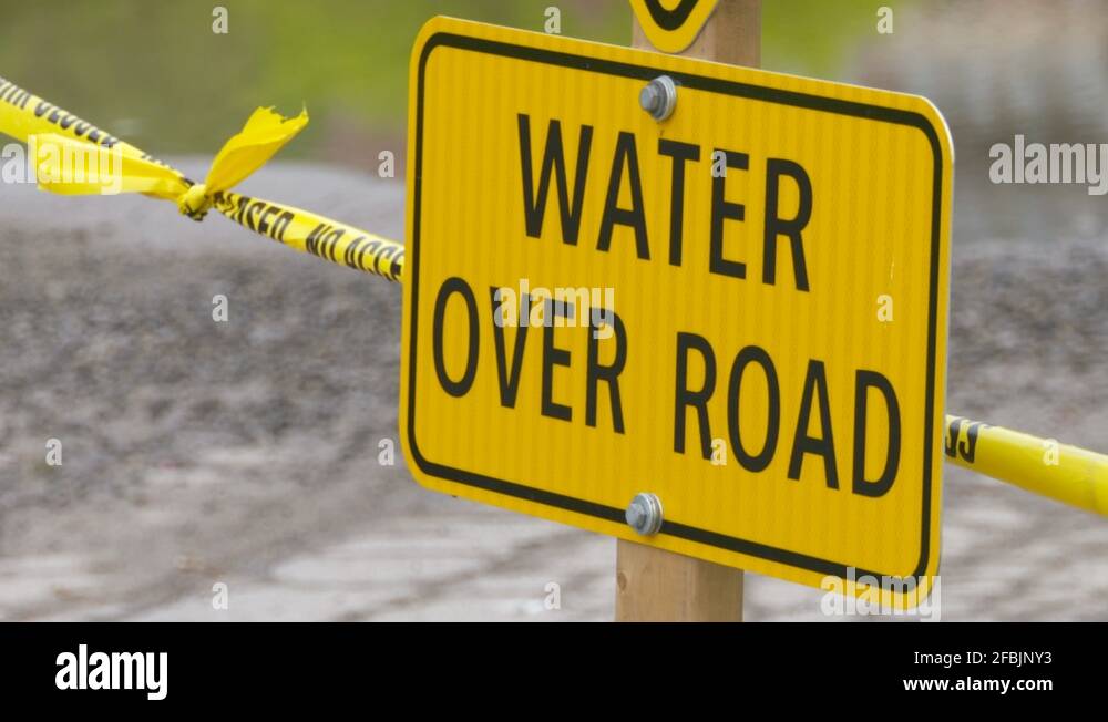 Flood warning road sign Stock Videos & Footage - HD and 4K Video Clips ...