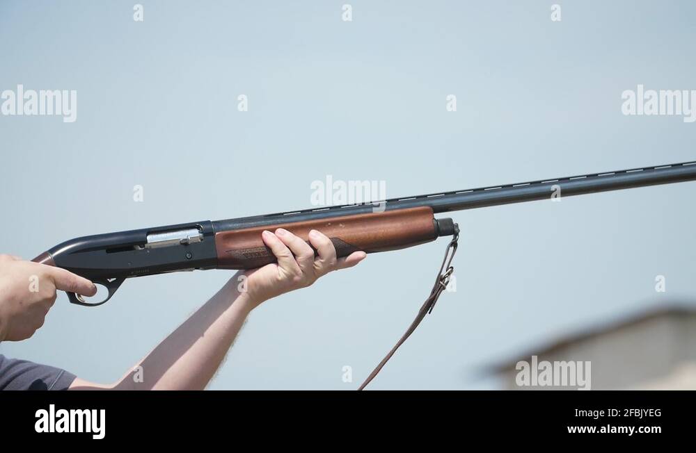 Hunting rifle popping and cartridge case flying out breaching lock in ...