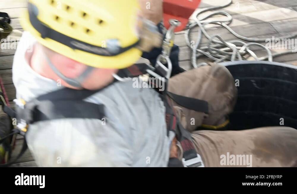 The Albertville fire department conducted rope rescue training. The ...