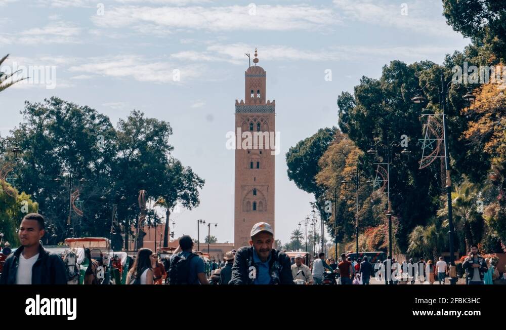 Famous koutoubia mosque in Stock Videos & Footage - HD and 4K Video ...