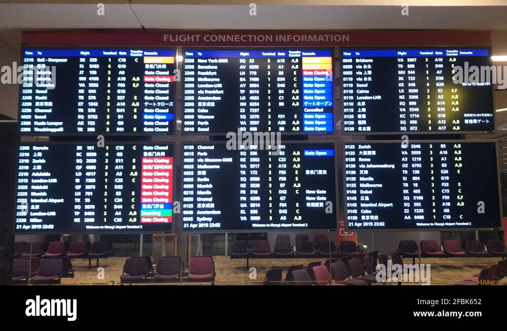 Flight connection information Stock Videos & Footage - HD and 4K Video ...