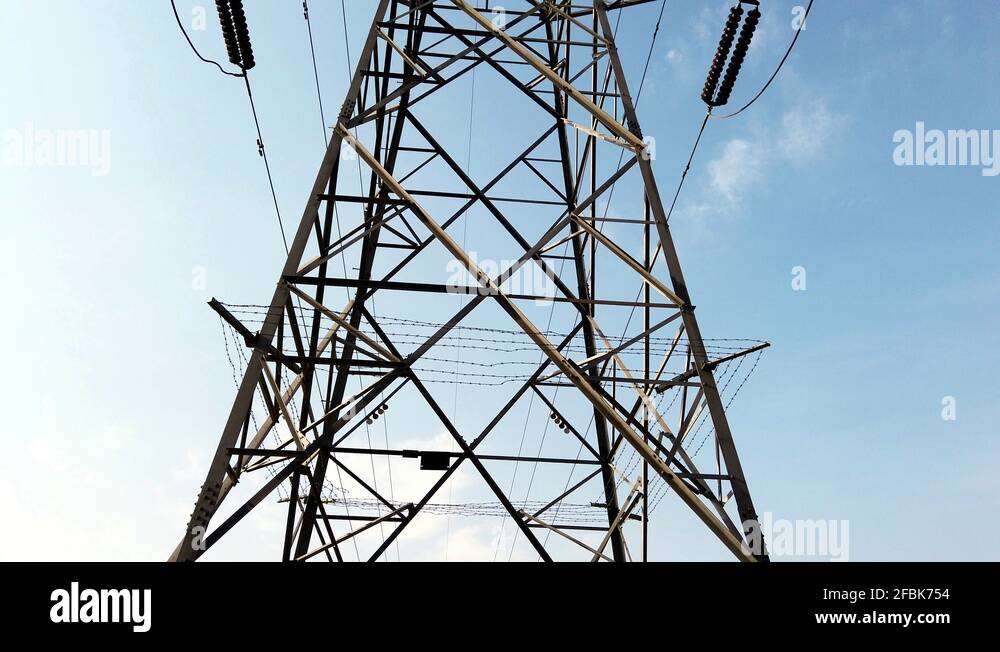 Electric line tower Stock Videos & Footage - HD and 4K Video Clips - Alamy