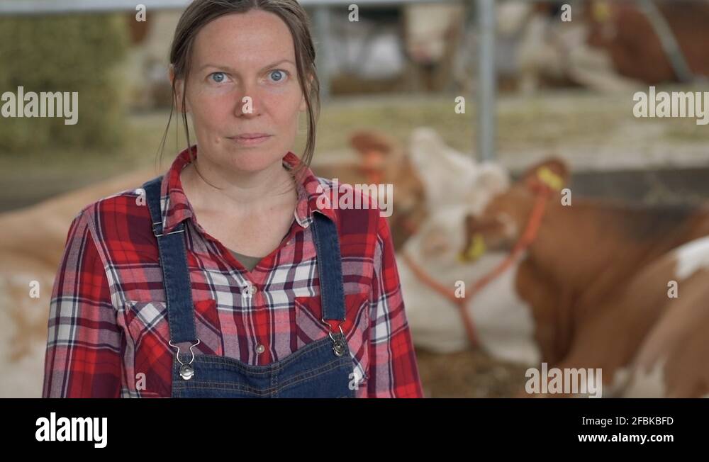 Female dairy farmer Stock Videos & Footage - HD and 4K Video Clips - Alamy