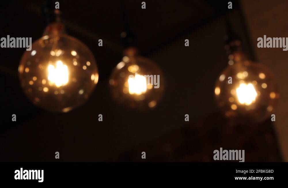 Light bulb hanging from the ceiling Stock Videos & Footage - HD and 4K ...