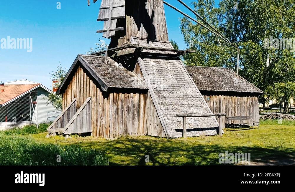 Traditional wooden wind mill Stock Videos & Footage - HD and 4K Video ...