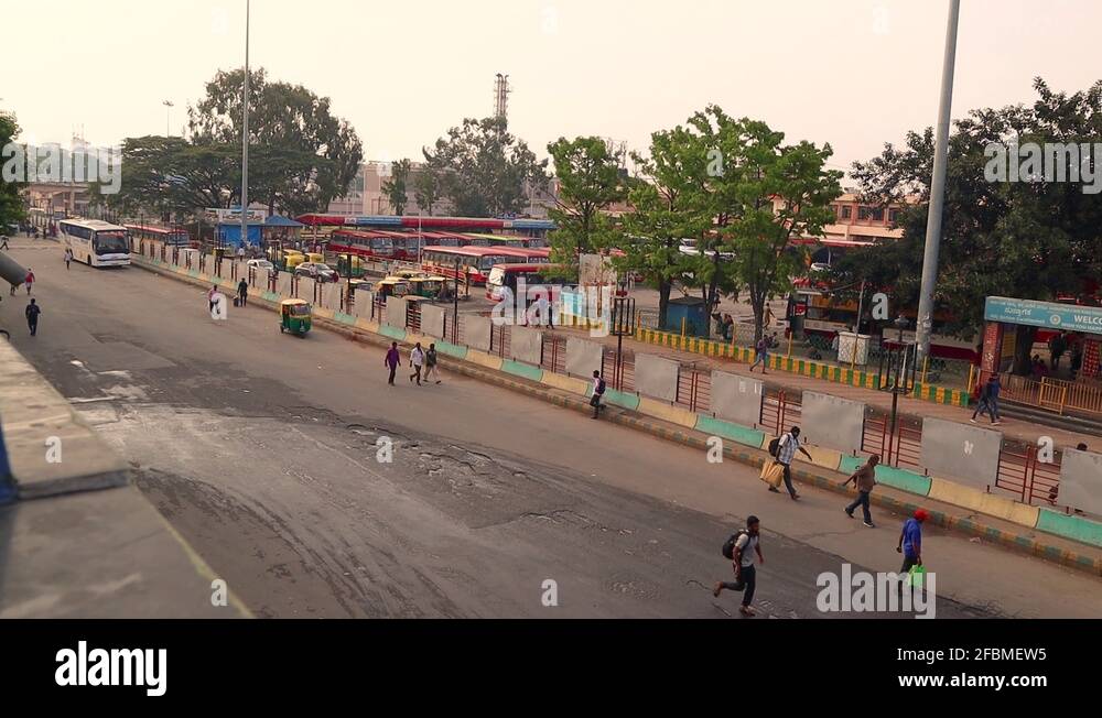 Bangalore bus stand Stock Videos & Footage - HD and 4K Video Clips - Alamy