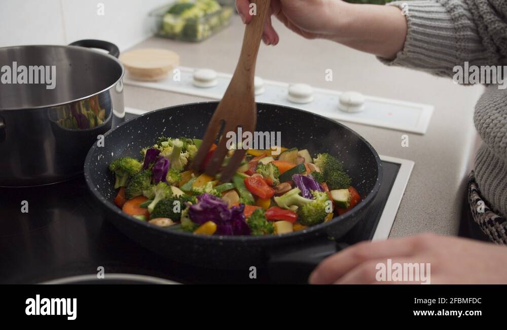 Woman hands cooking vegetables Stock Videos & Footage - HD and 4K Video ...