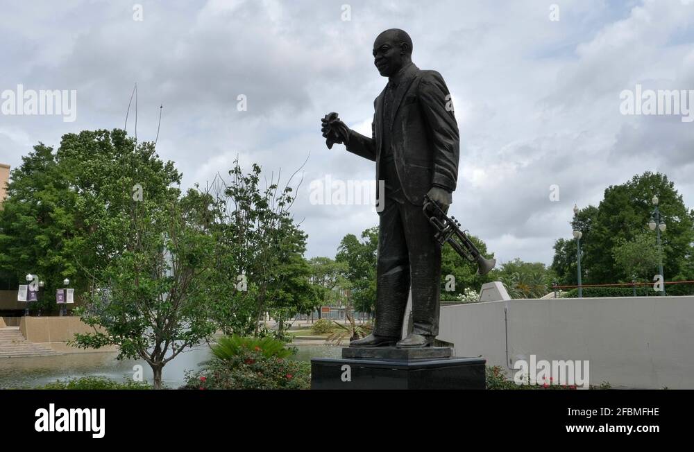 Louis armstrong statue new orleans Stock Videos & Footage - HD and 4K ...