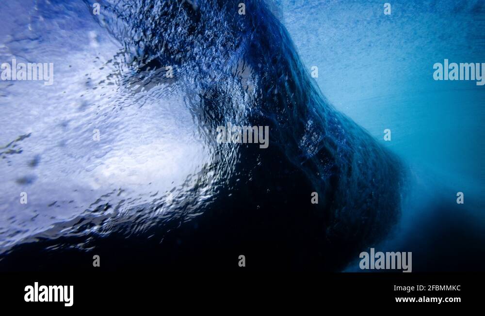 Ocean wave rolling underwater Cinemagraph Stock Video Footage - Alamy