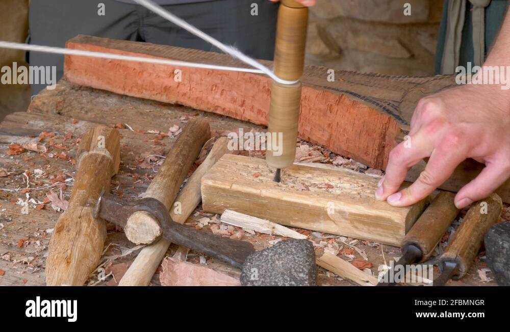 Ancient hand drill Stock Videos & Footage - HD and 4K Video Clips - Alamy