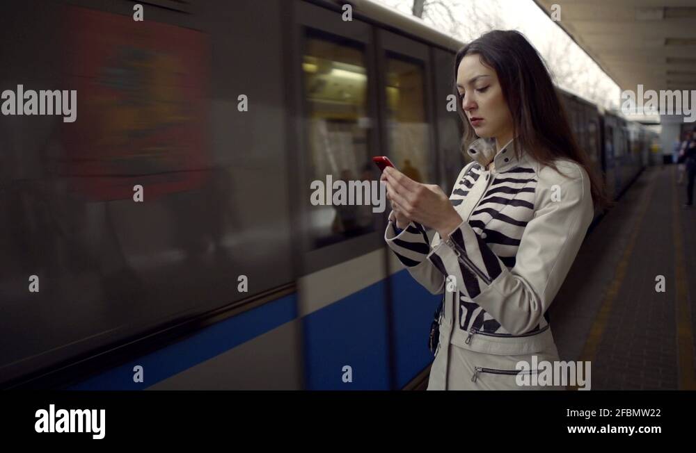Woman on subway Stock Videos & Footage - HD and 4K Video Clips - Alamy