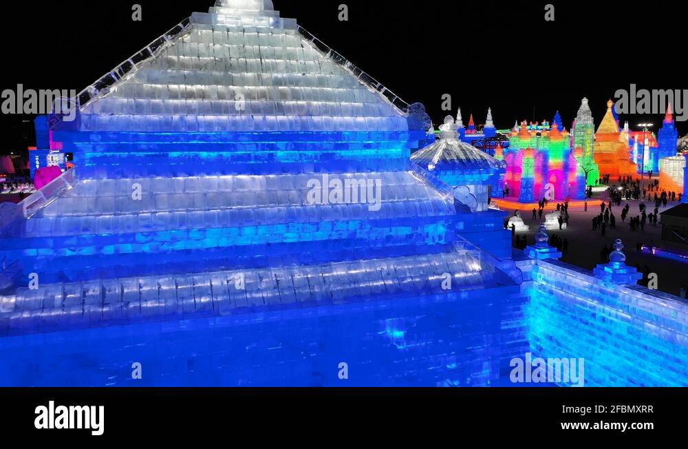 Illuminated ice sculptures harbin Stock Videos & Footage - HD and 4K ...