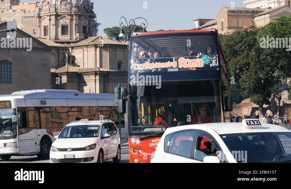 City sightseeing bus rome Stock Videos & Footage - HD and 4K Video ...