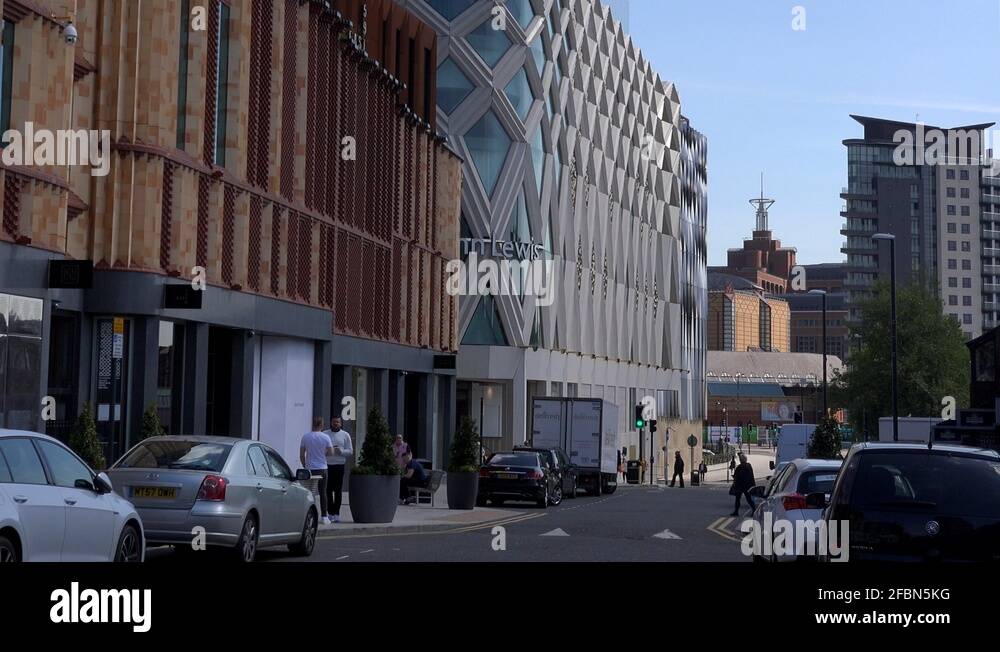 Leeds city centre modern and traditional buildings UK 4K Stock Video ...